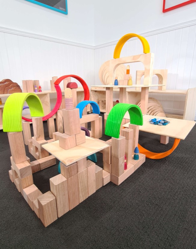 Australian Made Wooden Building Blocks, Building Platforms and Archway ...