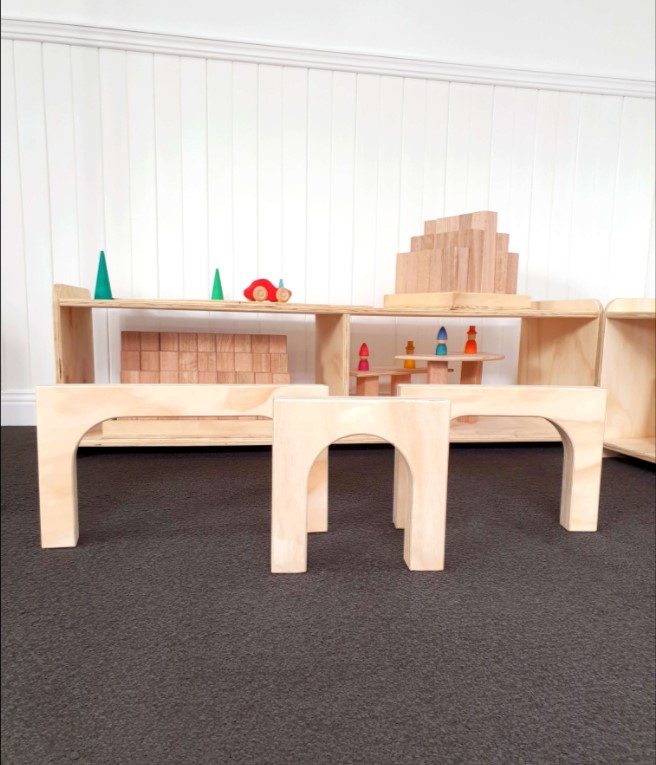 Australian Made Wooden Building Blocks, Building Platforms and Archway ...