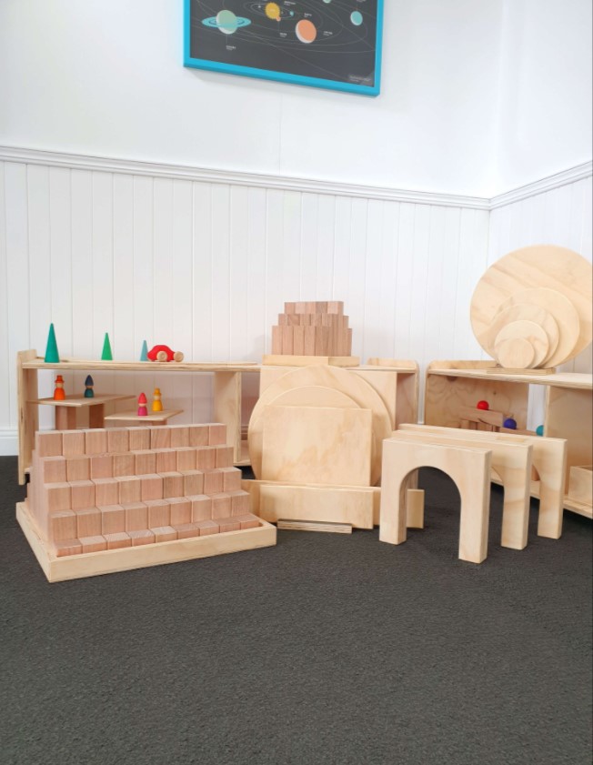 Australian Made Wooden Building Blocks, Building Platforms and Archway ...