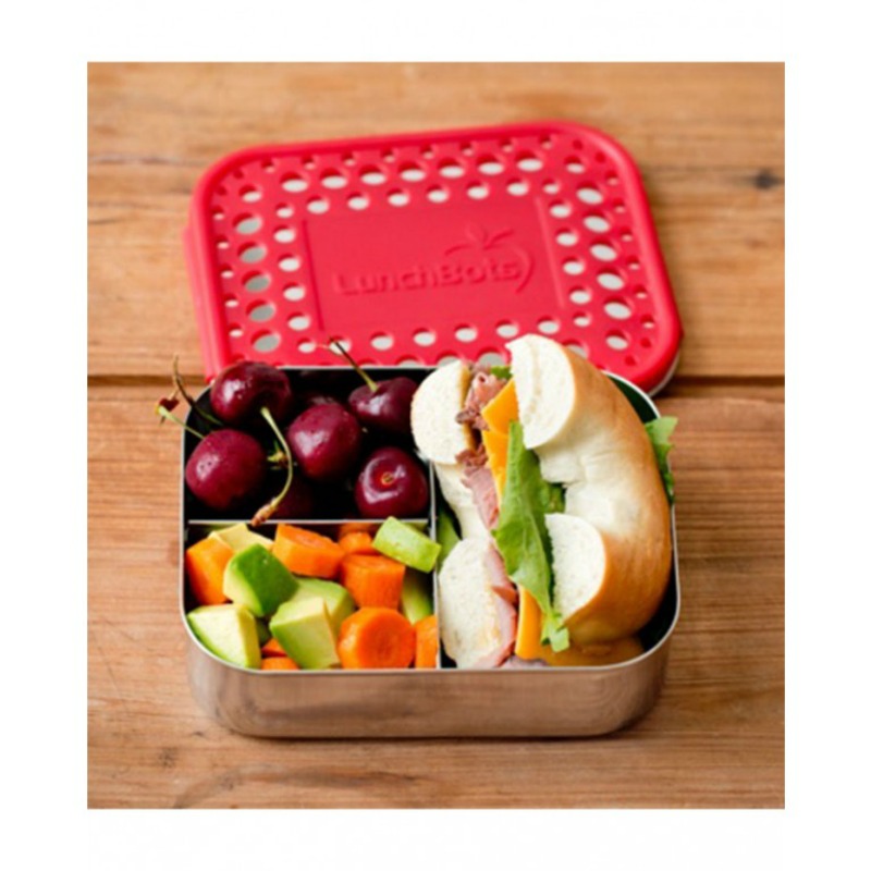 LunchBots Stainless Steel Lunch Box New Trio Dots