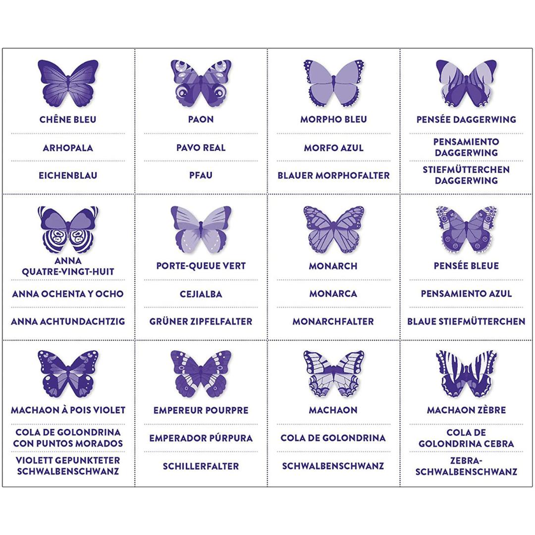 Memory Match Shaped Butterflies