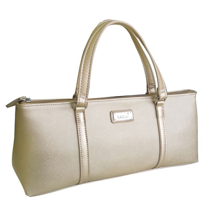 Sachi Insulated Wine Purse Champagne Gold